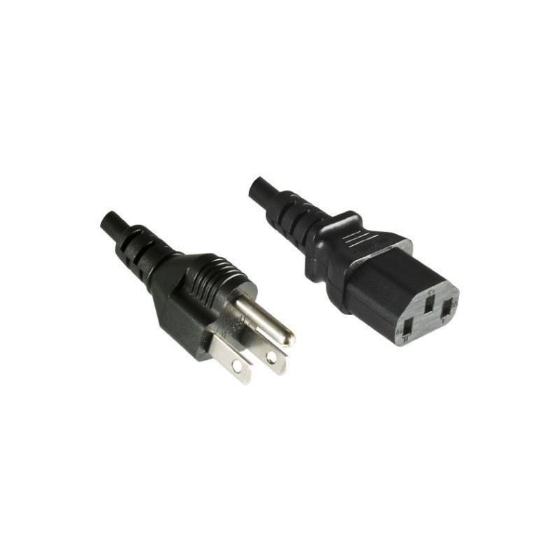 Microconnect PE110450 câble électrique Noir 5 m Prise d'alimentatio...